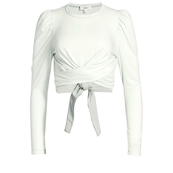 A.L.C. | Tops | Alc Long Sleeve Cropped Top Mandy Tee | Poshmark